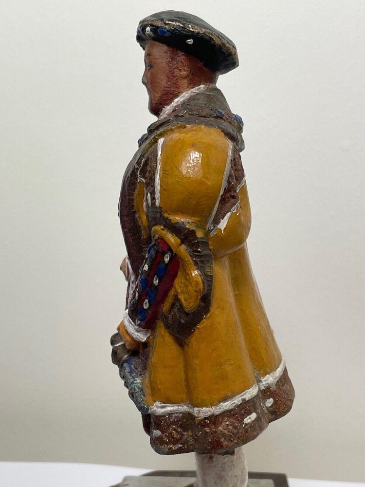 Small British Gothic Hand-Painted Tudor Royal King Henry VIII Figurine ...
