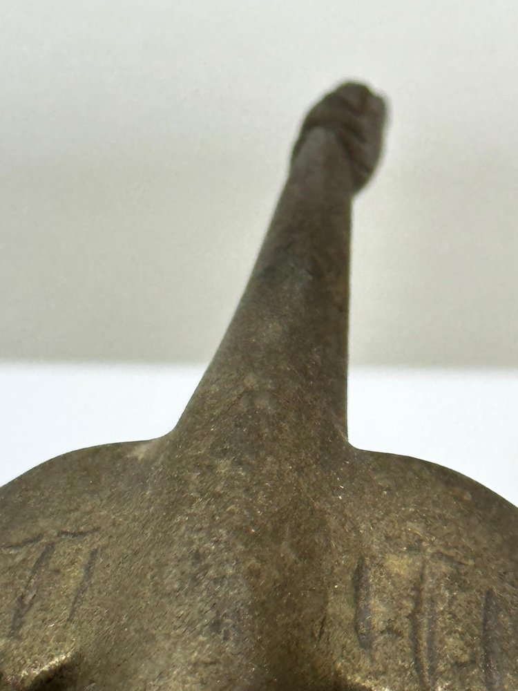 British Art Deco Flying Stork Car Mascot Figurine in Brass, 1930s for ...