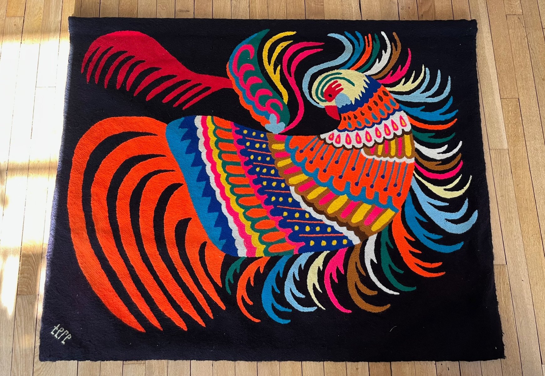 Vintage Bird Tapestry, 1970s for sale at Pamono