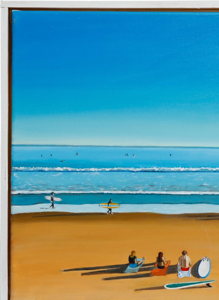 Octavia Campbell-Davy’s, Afternoons at the Beach, Acrylic on Canvas ...