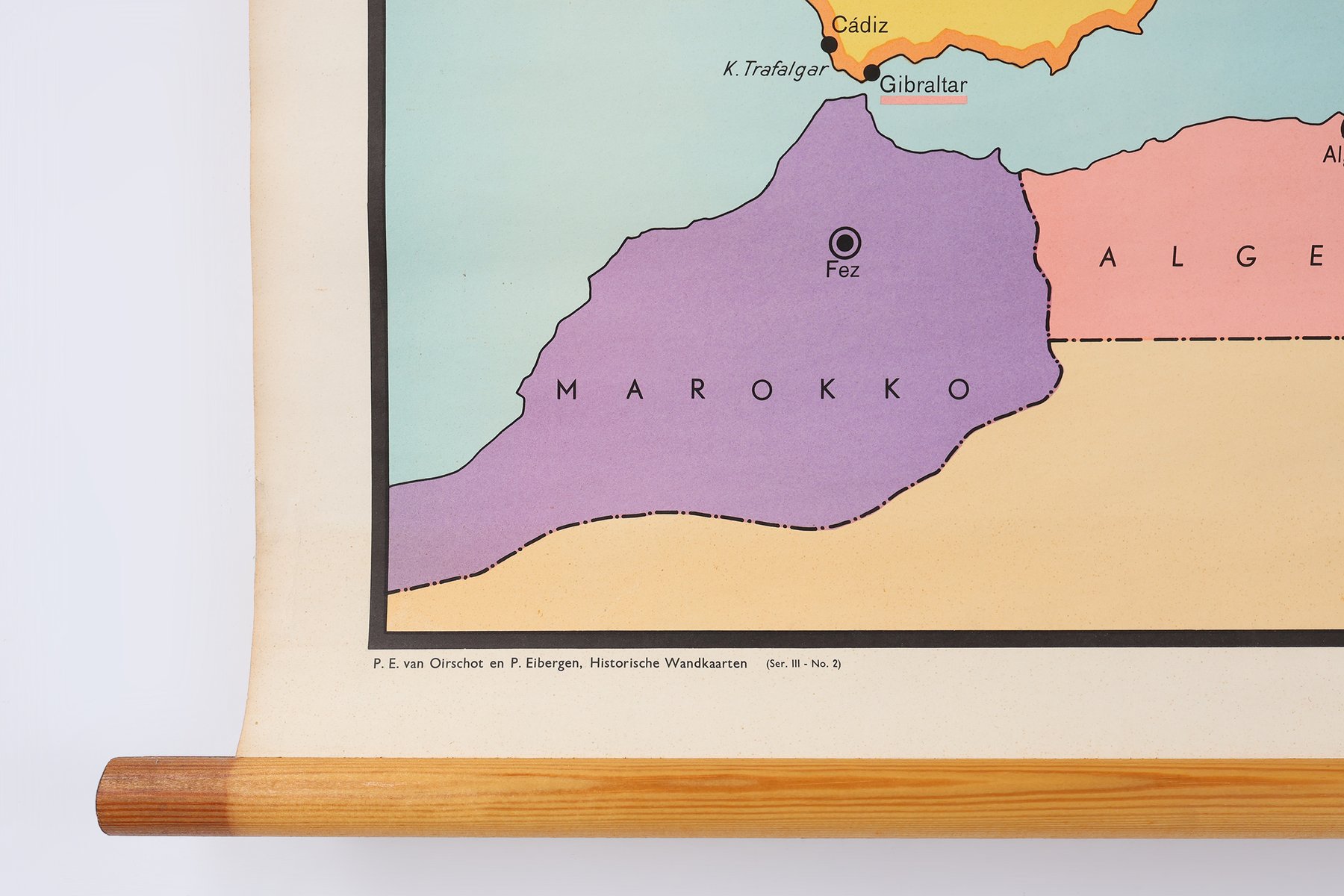 Vintage Historical Wall Map of Europe Around 1812, Belgium, 1950s for ...