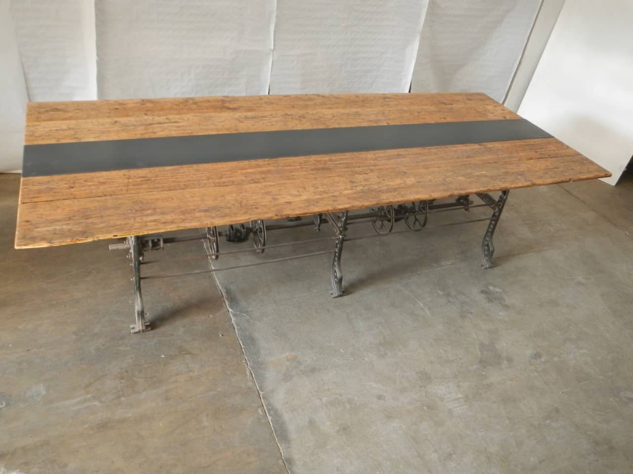 Table on Necchi Sewing Machine Base, 1920s for sale at Pamono