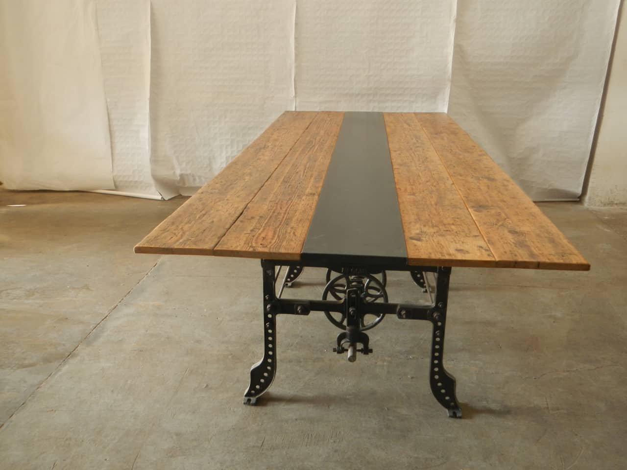 Table on Necchi Sewing Machine Base, 1920s for sale at Pamono