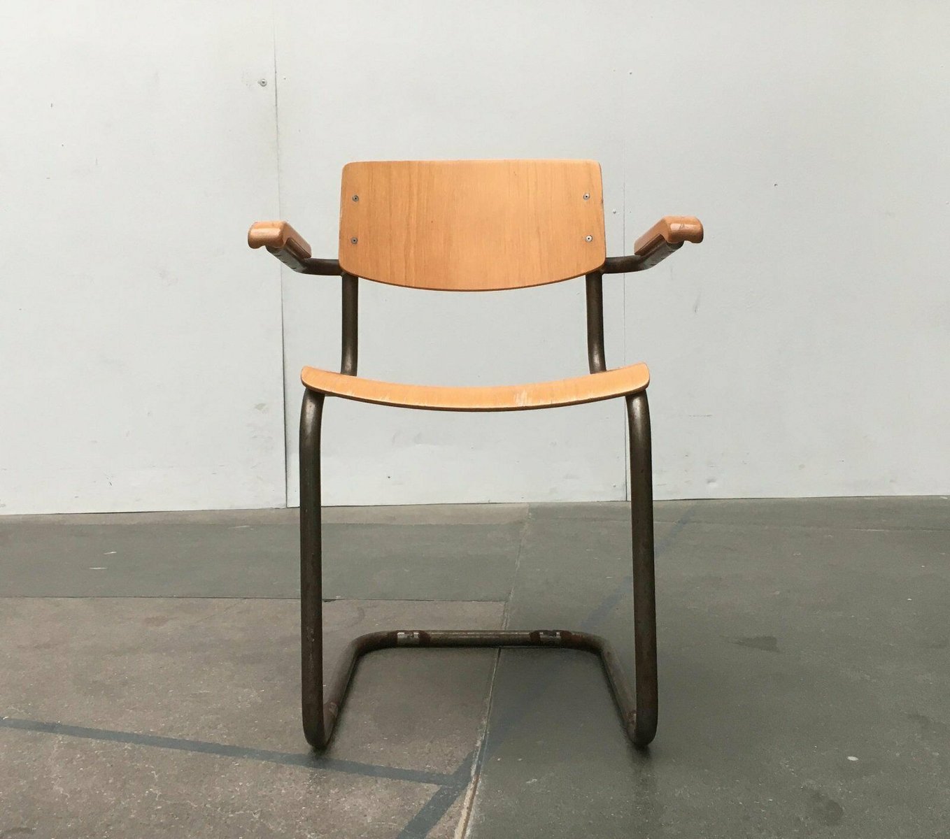 Mid-Century S43F Cantilever Chair by Mart Stam for Thonet, Germany ...
