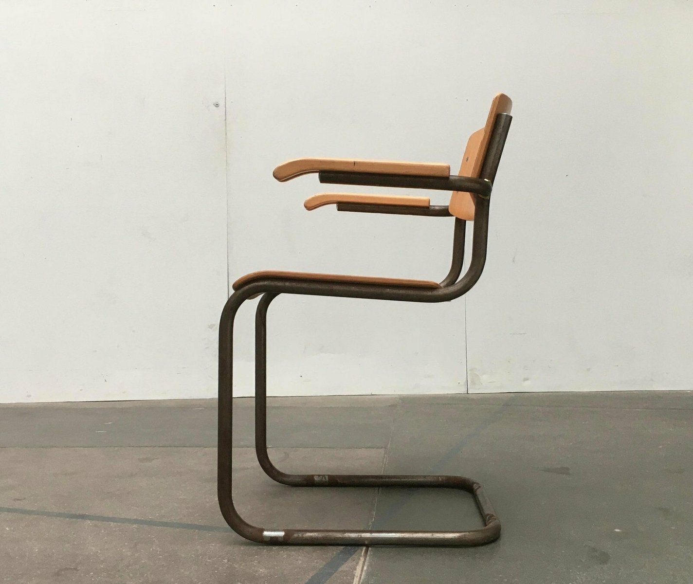 Mid-Century S43F Cantilever Chair by Mart Stam for Thonet, Germany ...