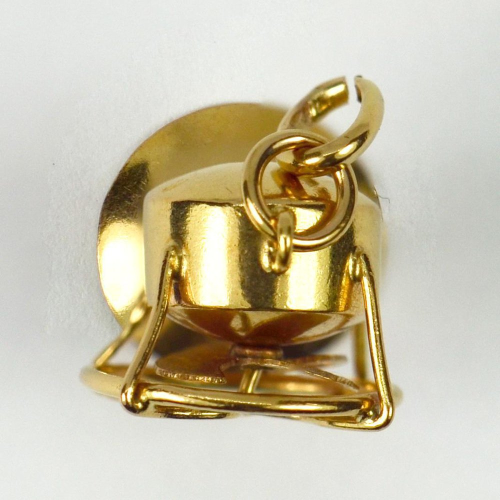 18 Karat Yellow Gold Mechanical Desk Fan Charm Pendant, 1950s for sale ...