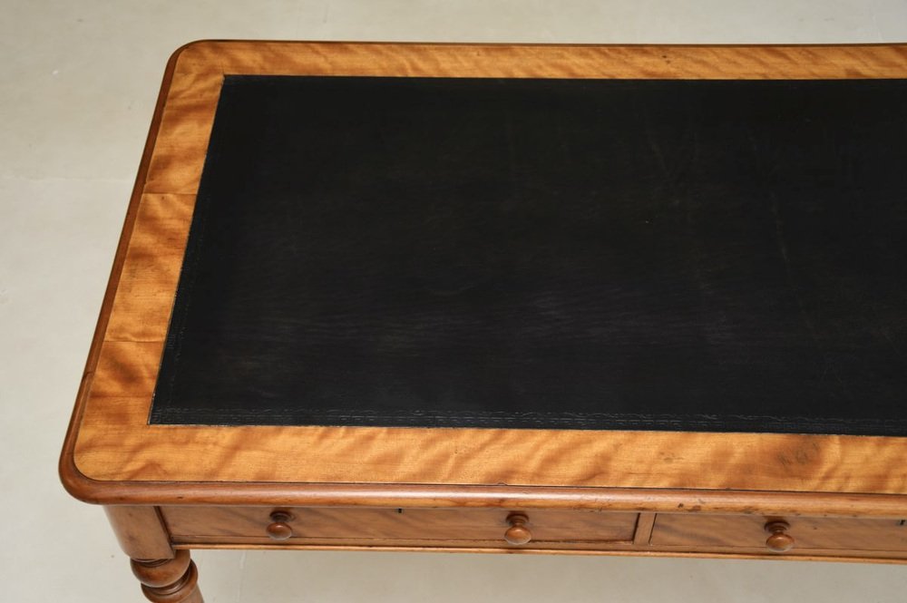 Victorian Satinwood Writing Desk, 1840s for sale at Pamono