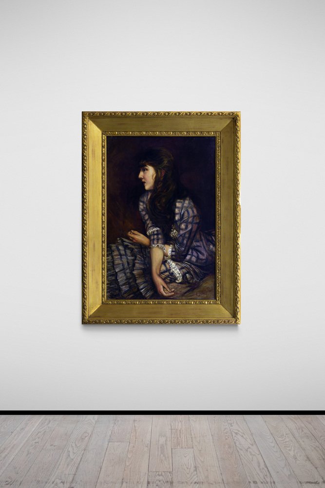 Angelo Granati, Elegance in Detail, 1990s, Oil on Canvas for sale at Pamono