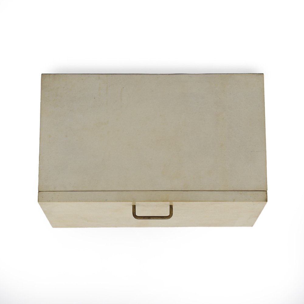 Wandschrank aus Pergament, 1950er bei Pamono kaufen