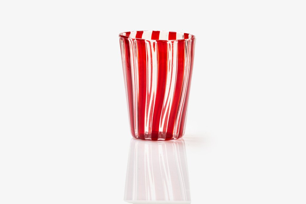 Verres en Verre Murano par Angelo Ballarin pour Ribes Studio, Italie ...