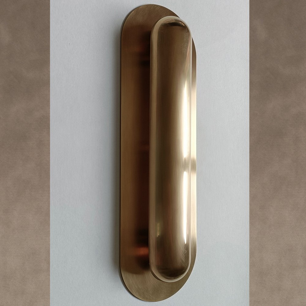Barcal Brass Wall Sconce by Candas Design for sale at Pamono