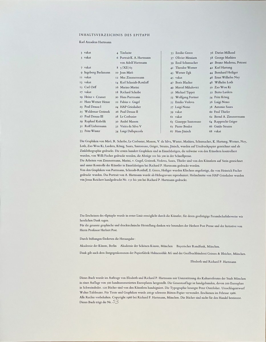 Theodor Werner, Composition, 1966, Original Lithograph for sale at Pamono