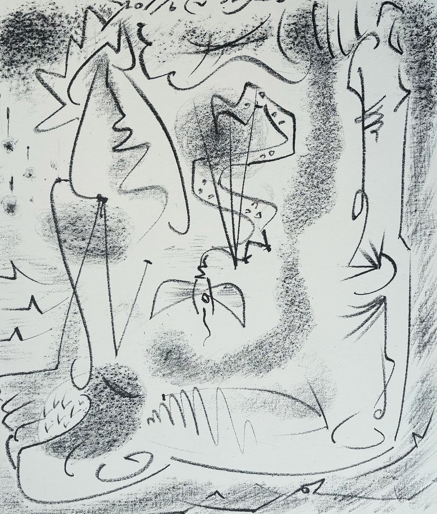 André Masson, Composition, 1966, Original Lithograph for sale at Pamono
