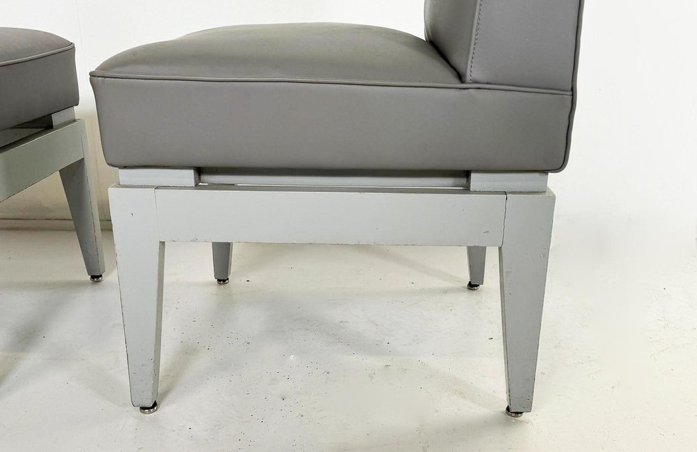 Set of Mid-Century Modern Chairs attributed to Emiel Veranneman, 1960 ...