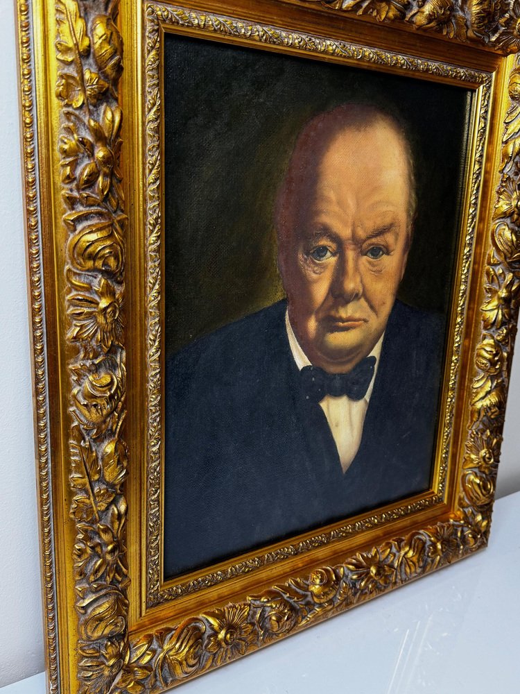 Follower of John Archibald Alexander Berrie, Winston Churchill, 1940, Oil Painting for sale at ...