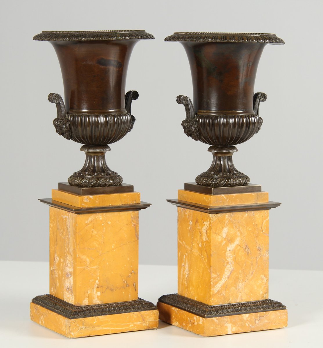 Antique Medici Vases, 1840, Set of 2 for sale at Pamono