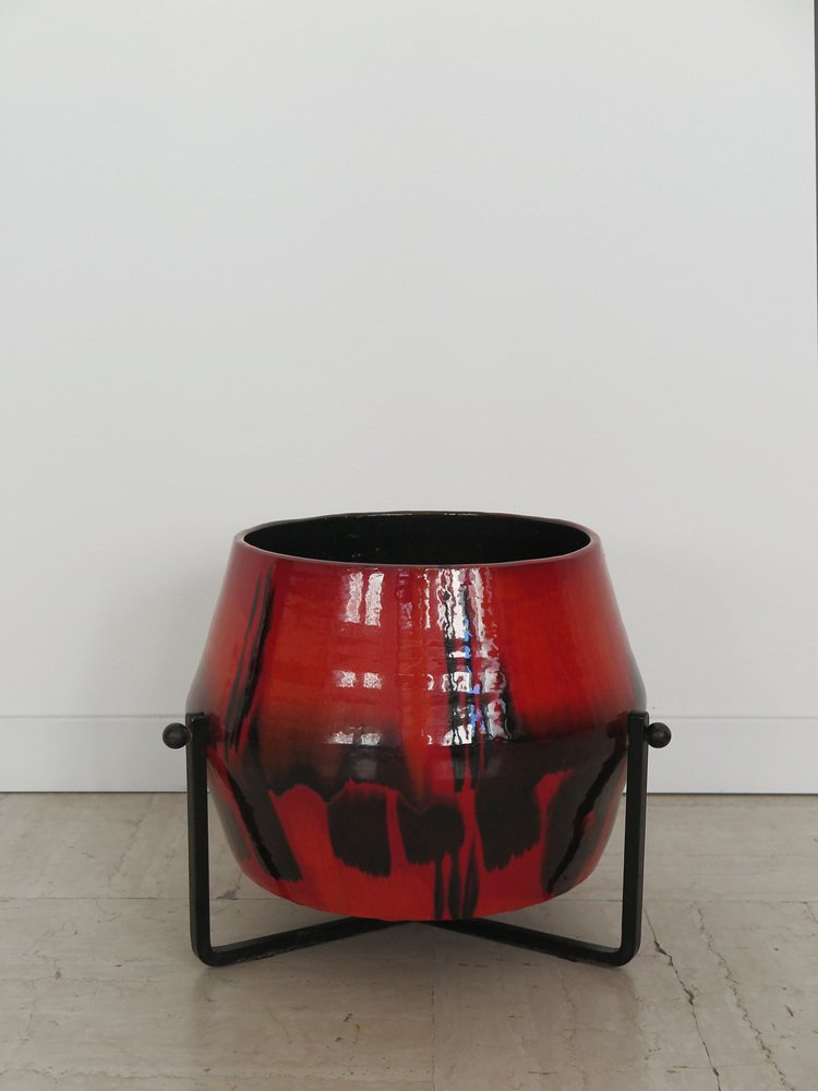 Italian Ceramic Planter attributed to Victor Cerrato for Atelier ...
