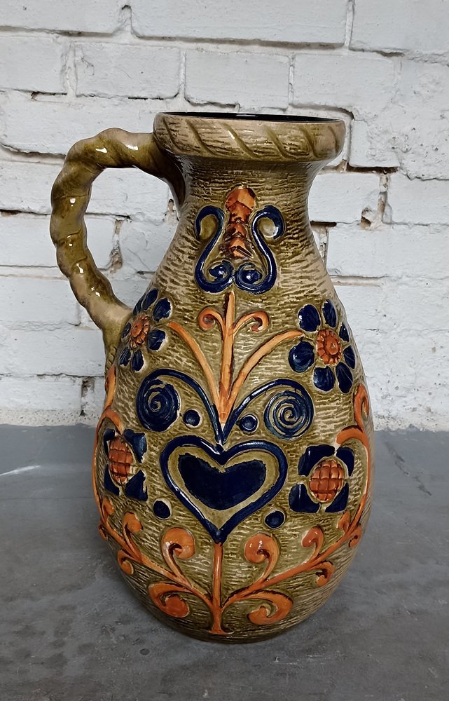 Vintage German Jug with Handle, 1960s for sale at Pamono