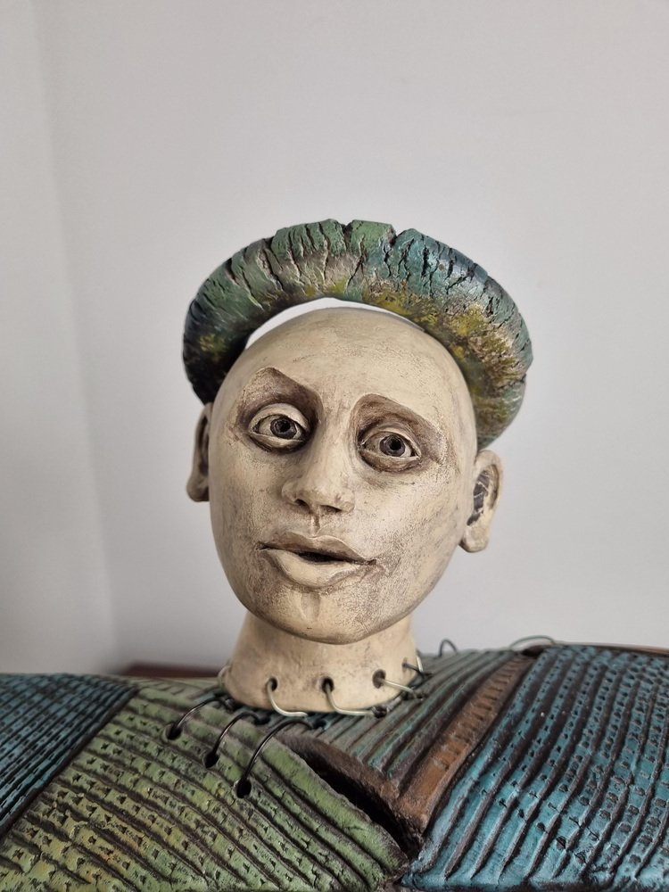 Luanne Tackett Simpson, Surrealist Sculpture, 20th Century, Ceramic for ...