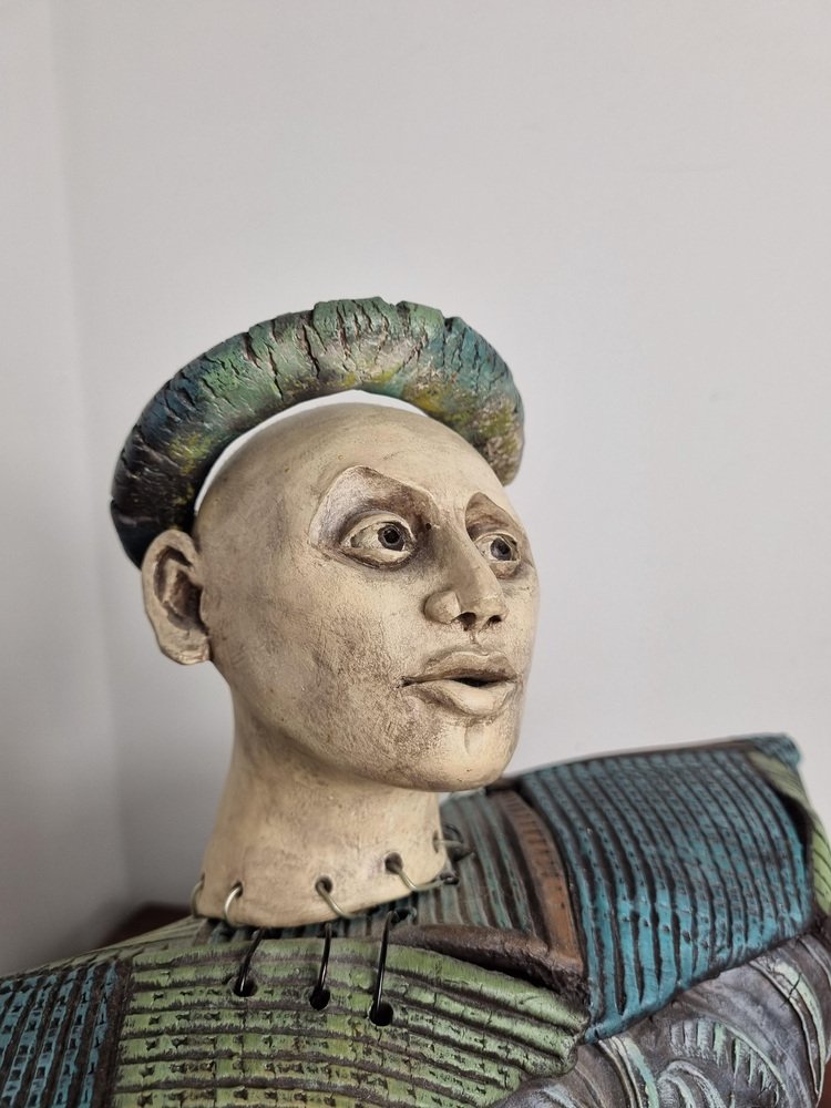 Luanne Tackett Simpson, Surrealist Sculpture, 20th Century, Ceramic for ...