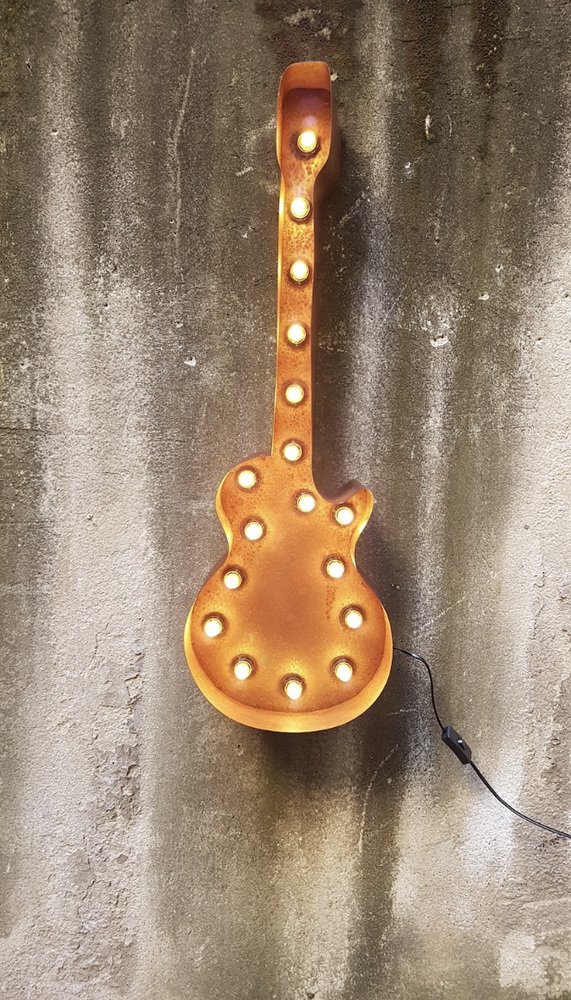 Illuminated Brown Sign, 1990s for sale at Pamono