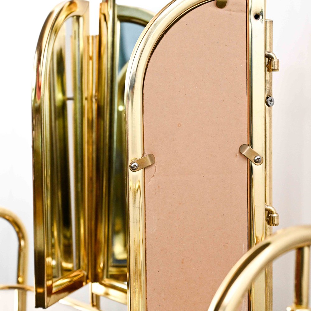 Hollywood Regency Style Toiletry Table with Matching Stool, 1960s, Set ...