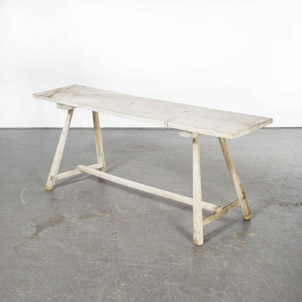 19th Century French Washing Table with Bleached Top for sale at Pamono