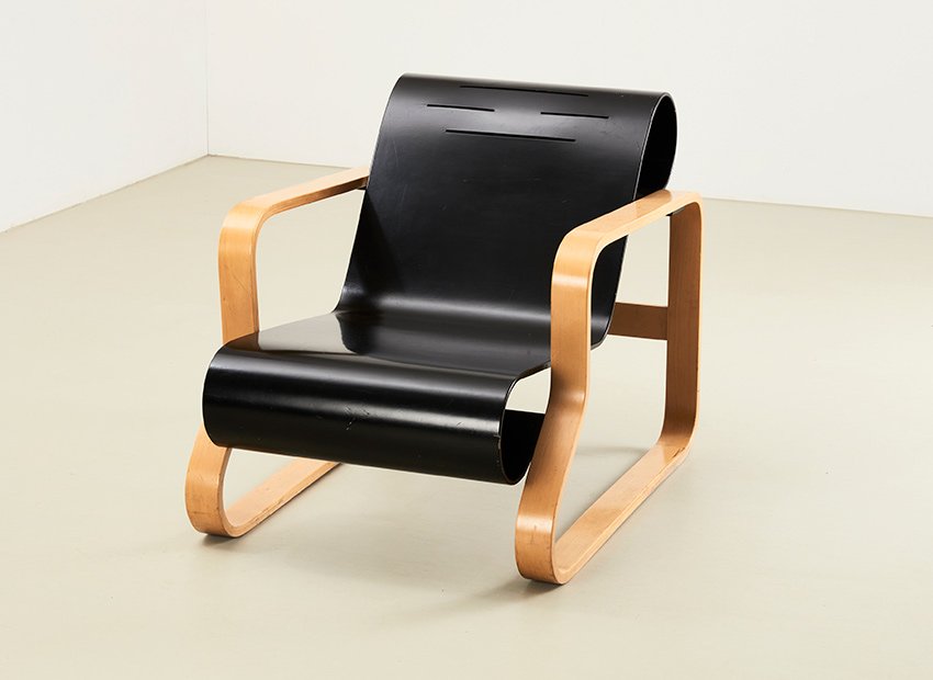 Paimio No 41 Lounge Chair attributed to Alvar Aalto for Artek, Finland ...