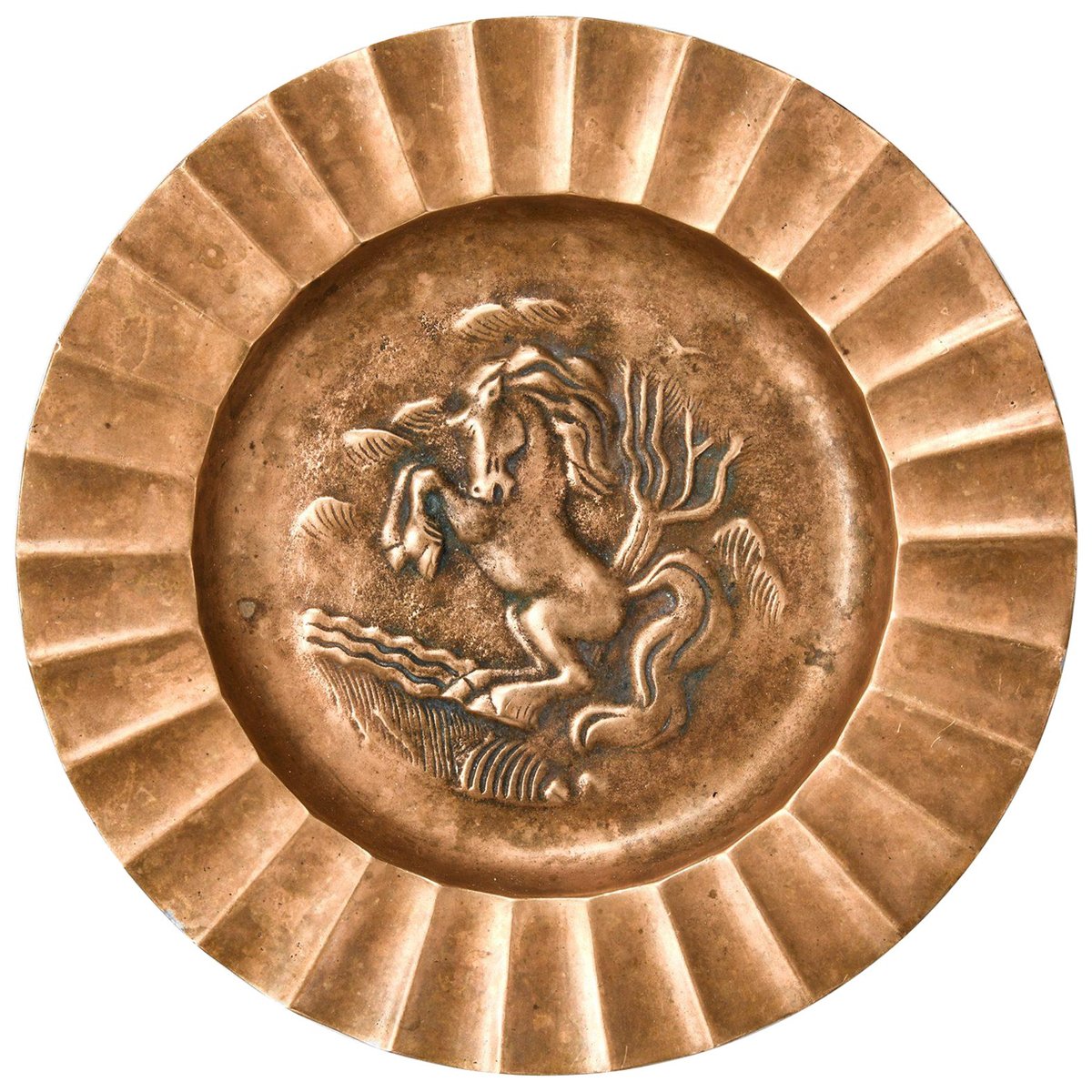 Bronze Tray attributed to Sven Larsson, 1950s for sale at Pamono