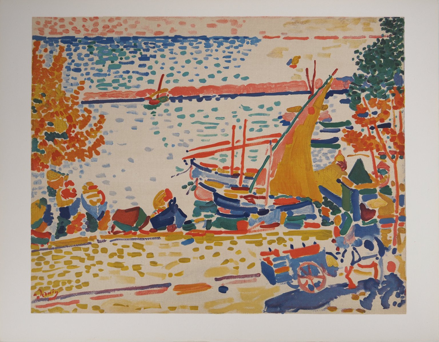 André Derain, Port of Collioure, Fauve, Lithograph for sale at Pamono