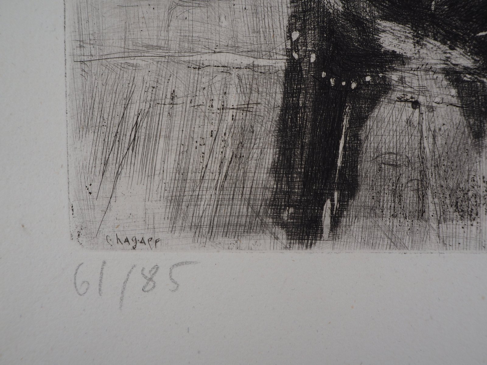 Marc Chagall, The Cat Woman, Original Engraving for sale at Pamono