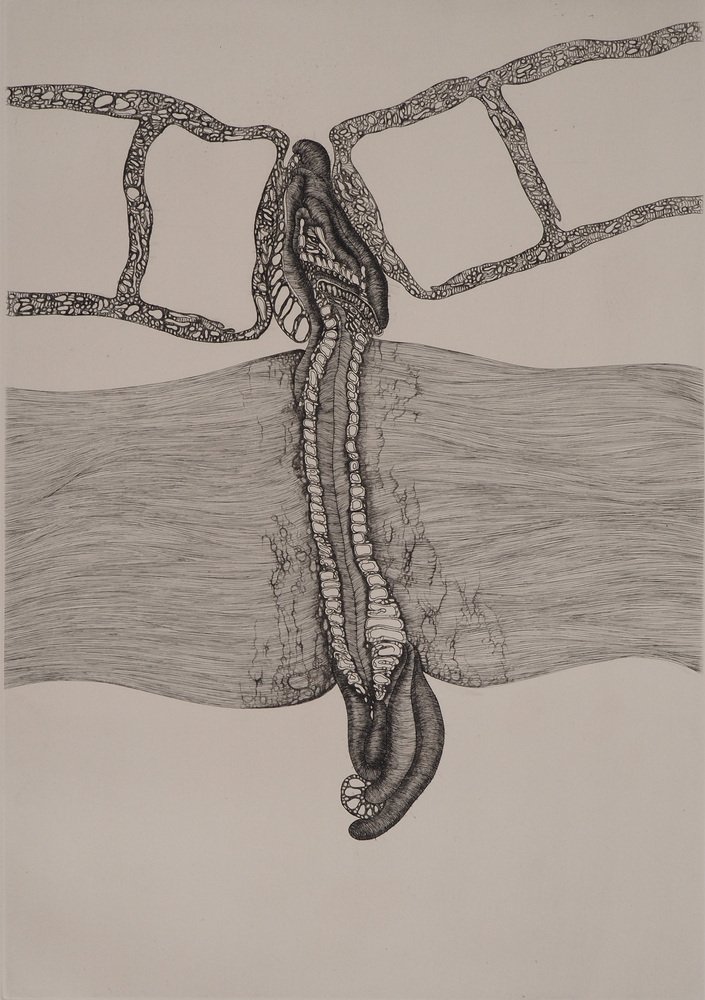Fred Deux, Injury, Original Engraving for sale at Pamono