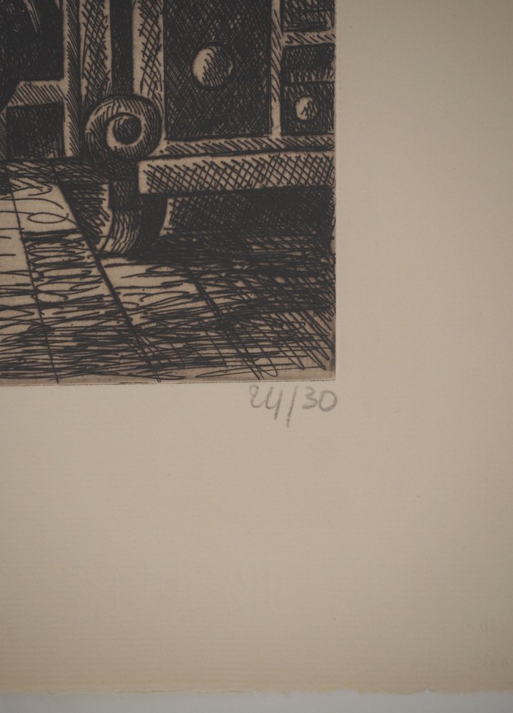 Marcel Gromaire, Country House, The Kitchen, Original Engraving for ...