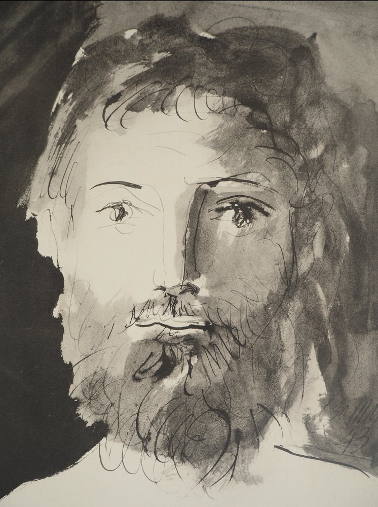 Pablo Picasso, The Man with the Sheep, Lithograph and Stencil for sale ...