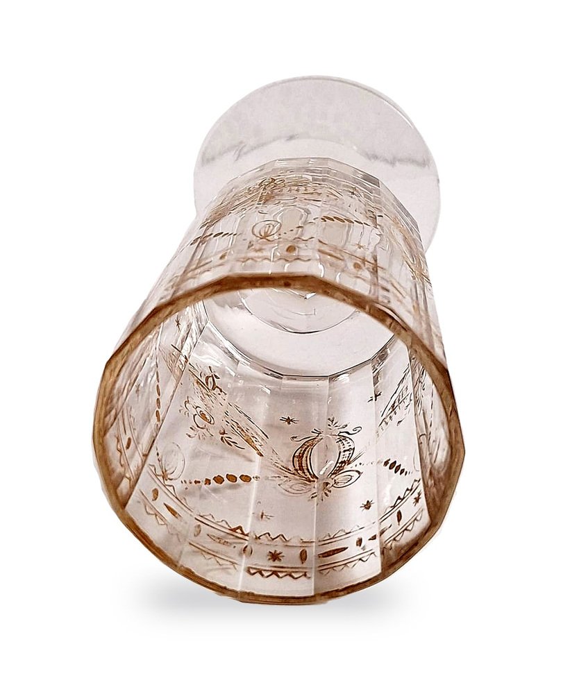 Baroque Gold Glass Goblet for sale at Pamono