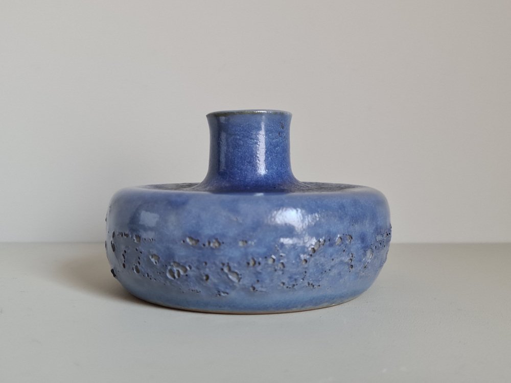 20th Century French Ceramic Soliflore Vase in the shape of a Pebble ...