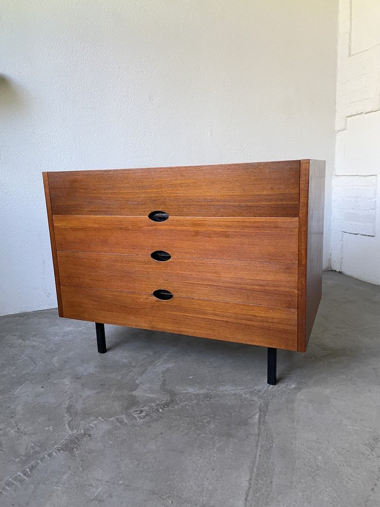 Dressing Table with Drawers by Joseph André Motte for Charron, 1960s ...