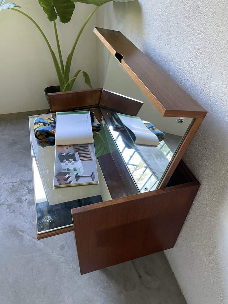 Dressing Table with Drawers by Joseph André Motte for Charron, 1960s ...
