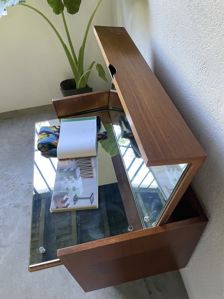 Dressing Table with Drawers by Joseph André Motte for Charron, 1960s ...