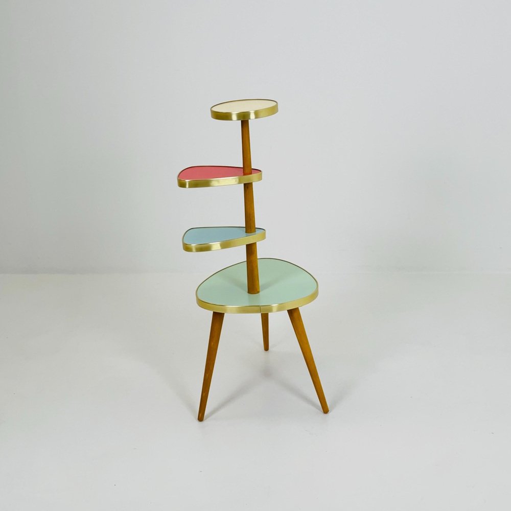 Large German Mid-Century Minimalist Indoor Plant Stand for sale at Pamono