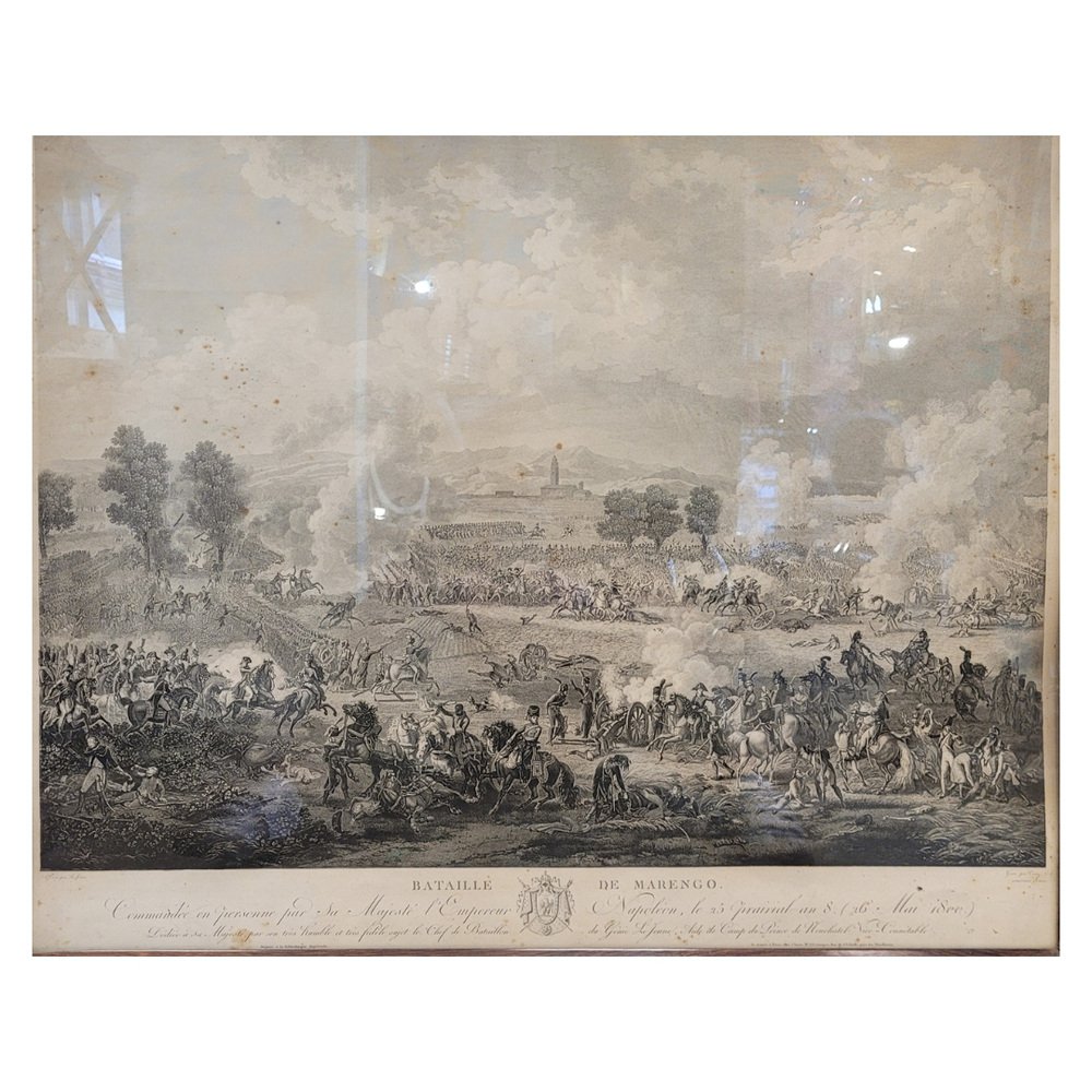 Jacques-Joseph Coiny, Battle of Marengo, 19th Century, Engraving for ...
