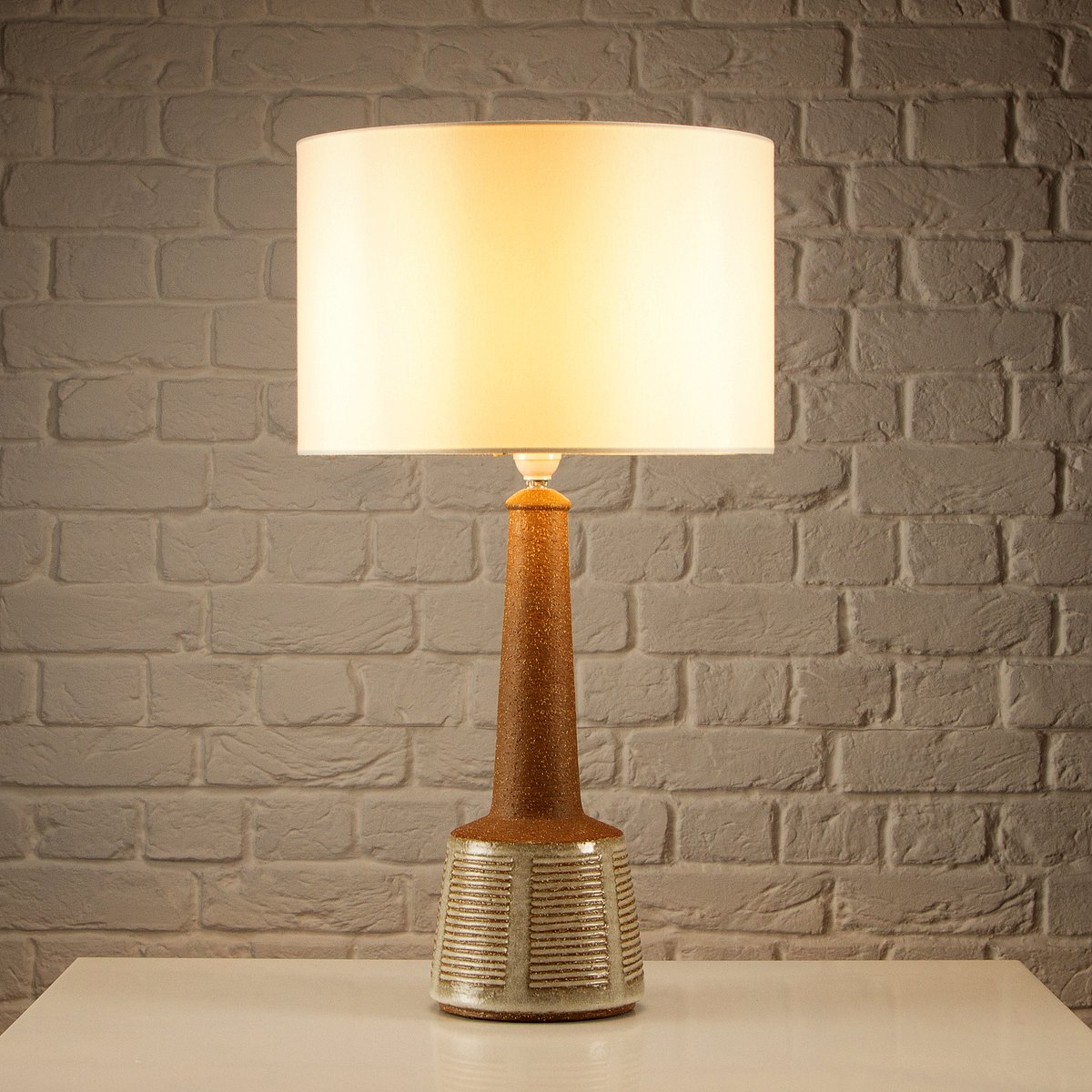 Model Dl337 Stoneware Lamp by Esben Klint for Palshus, Denmark, 1960s ...