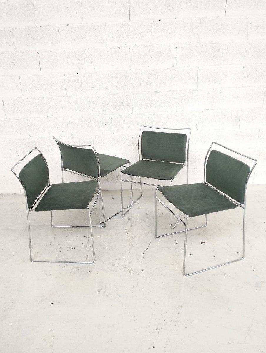 Tulu Chairs by K.Takahama for Simon Gavina, Italy, 1970s, Set of 4 for sale at Pamono
