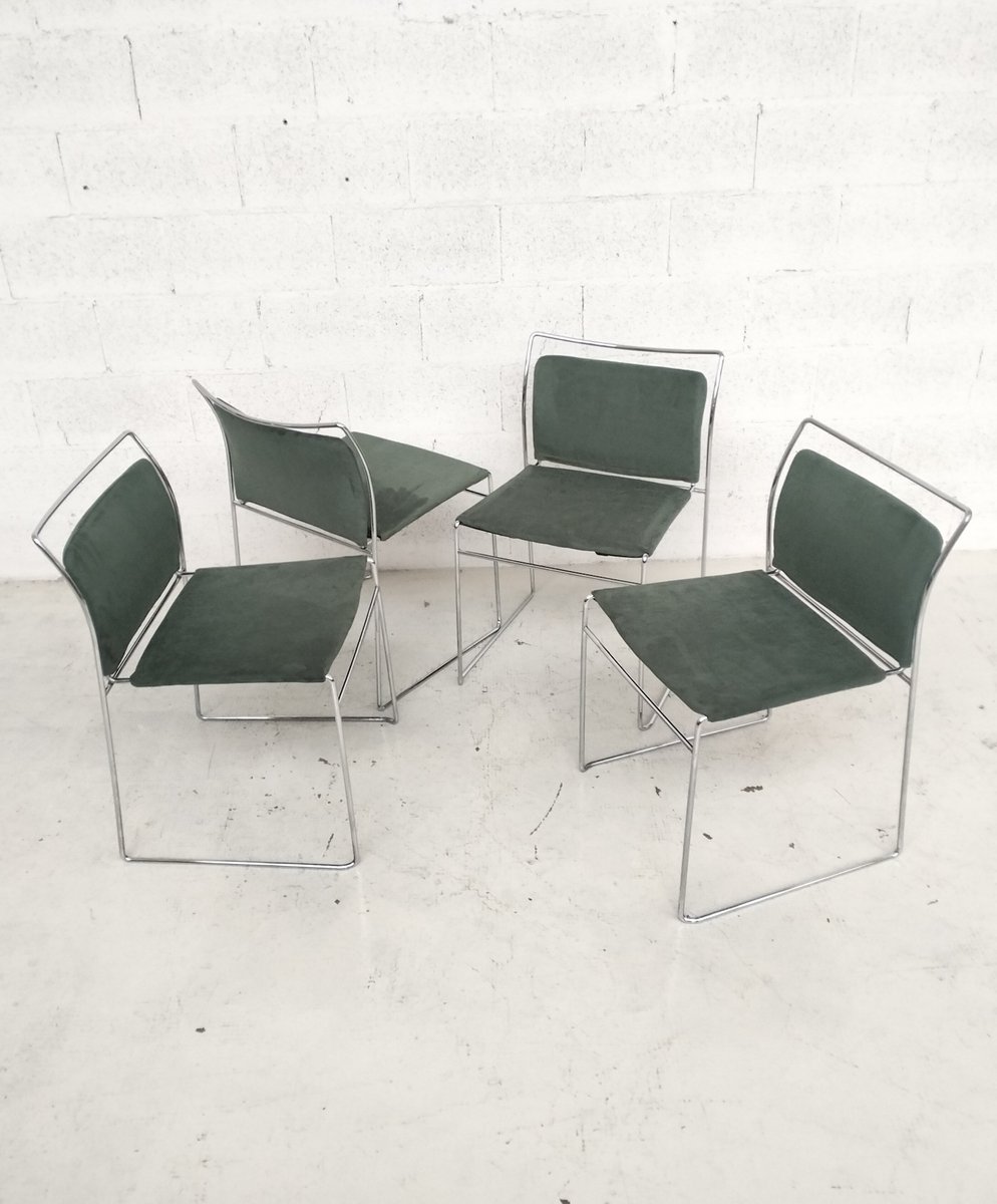 Tulu Chairs by K.Takahama for Simon Gavina, Italy, 1970s, Set of 4 for sale at Pamono