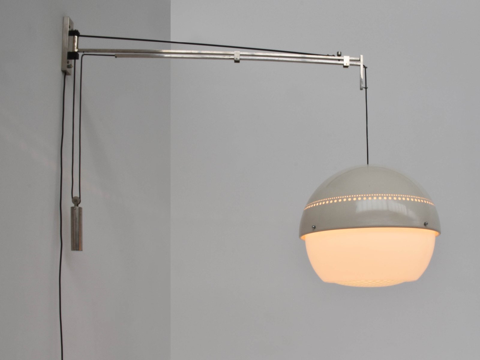 Large Swivel Counterweight Wall Lamp by Sergio Asti for Arredoluce ...