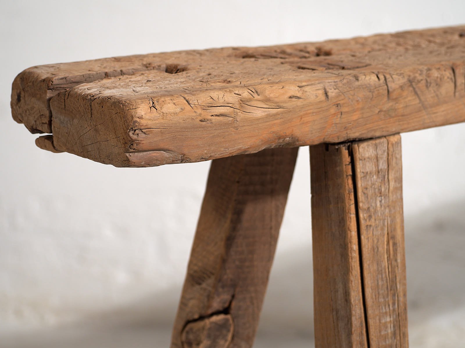 Antique Primitive Style Bench, 1870s for sale at Pamono