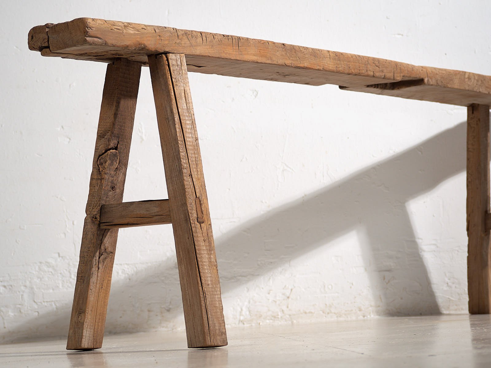 Antique Primitive Style Bench, 1870s for sale at Pamono