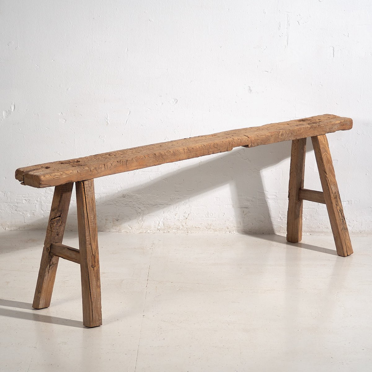 Antique Primitive Style Bench, 1870s for sale at Pamono