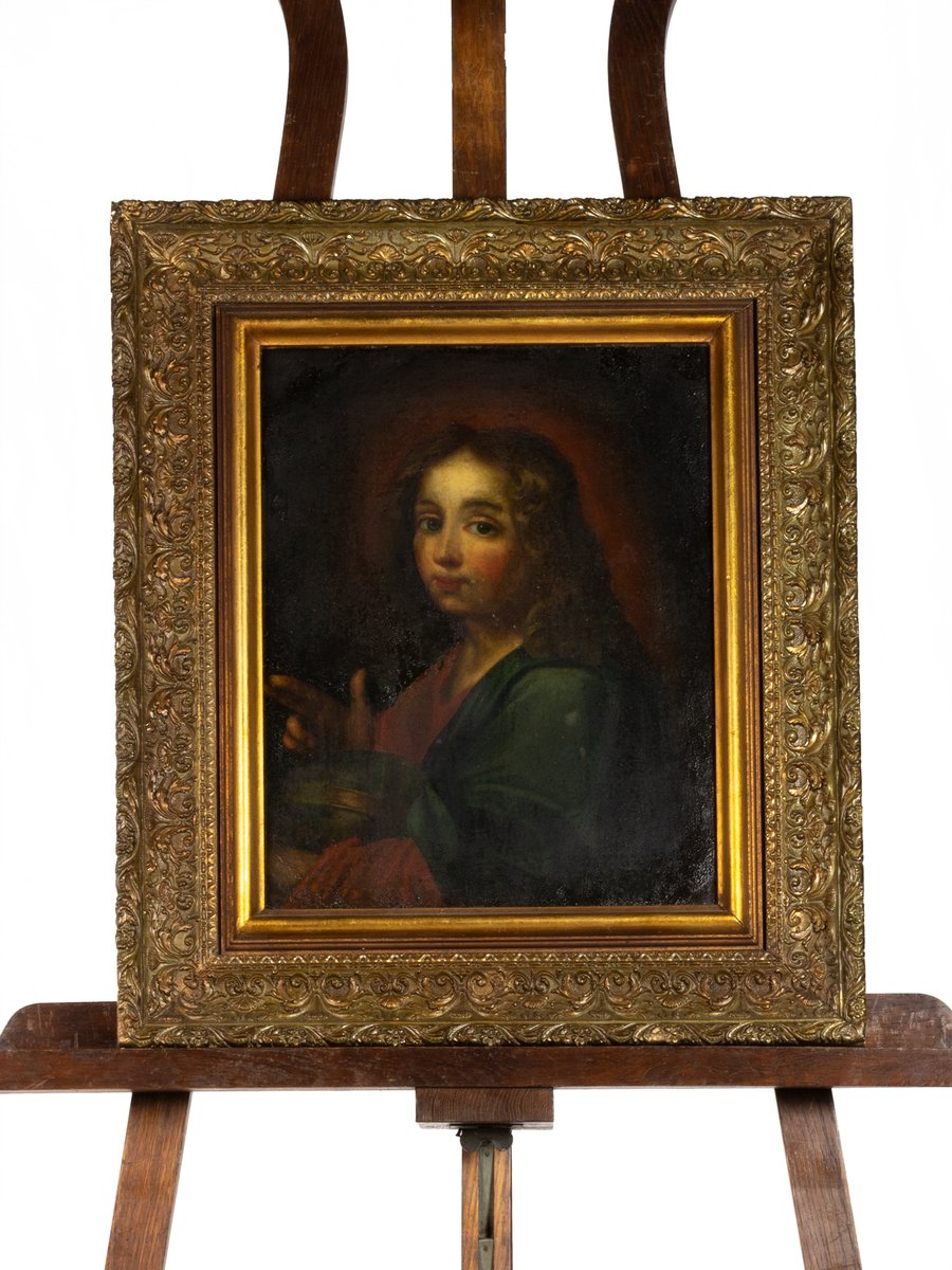 Baroque Artist, Christ Salvator Mundi, 17th Century, Oil on Copper ...