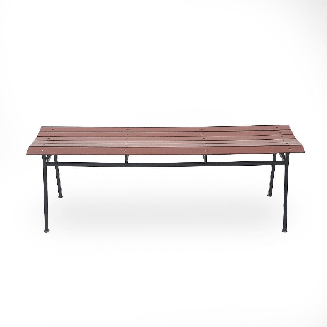 Vintage Metal Bench, 1950s for sale at Pamono